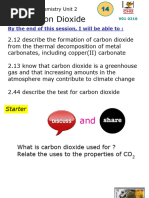 Carbon Dioxide: Preparation and Properties | PDF