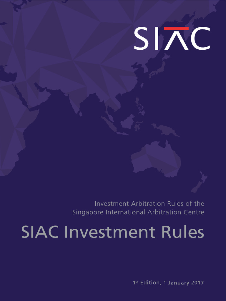 5 Siac Rules Moot 2020 | PDF | Arbitral Tribunal | Arbitration
