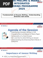 UPSC Answer Writing Guidelines | PDF