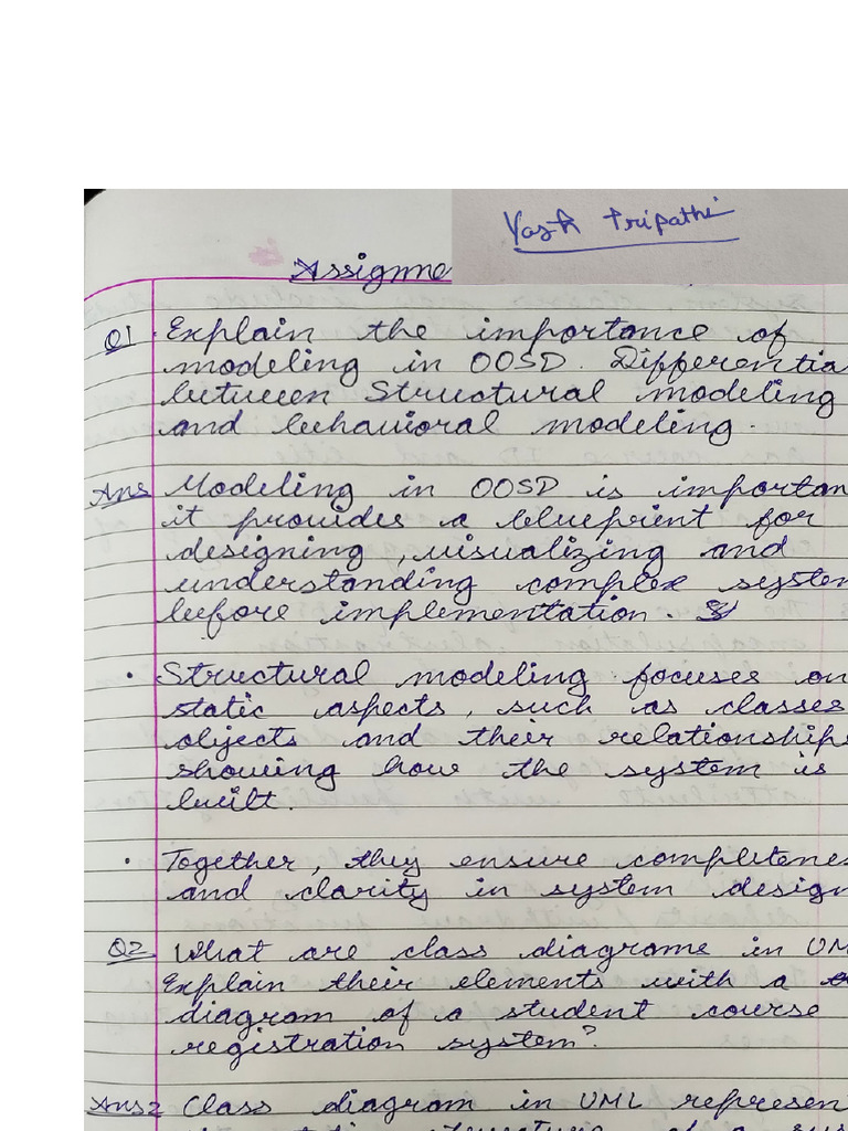 OOSD Assignment 1 PDF | PDF