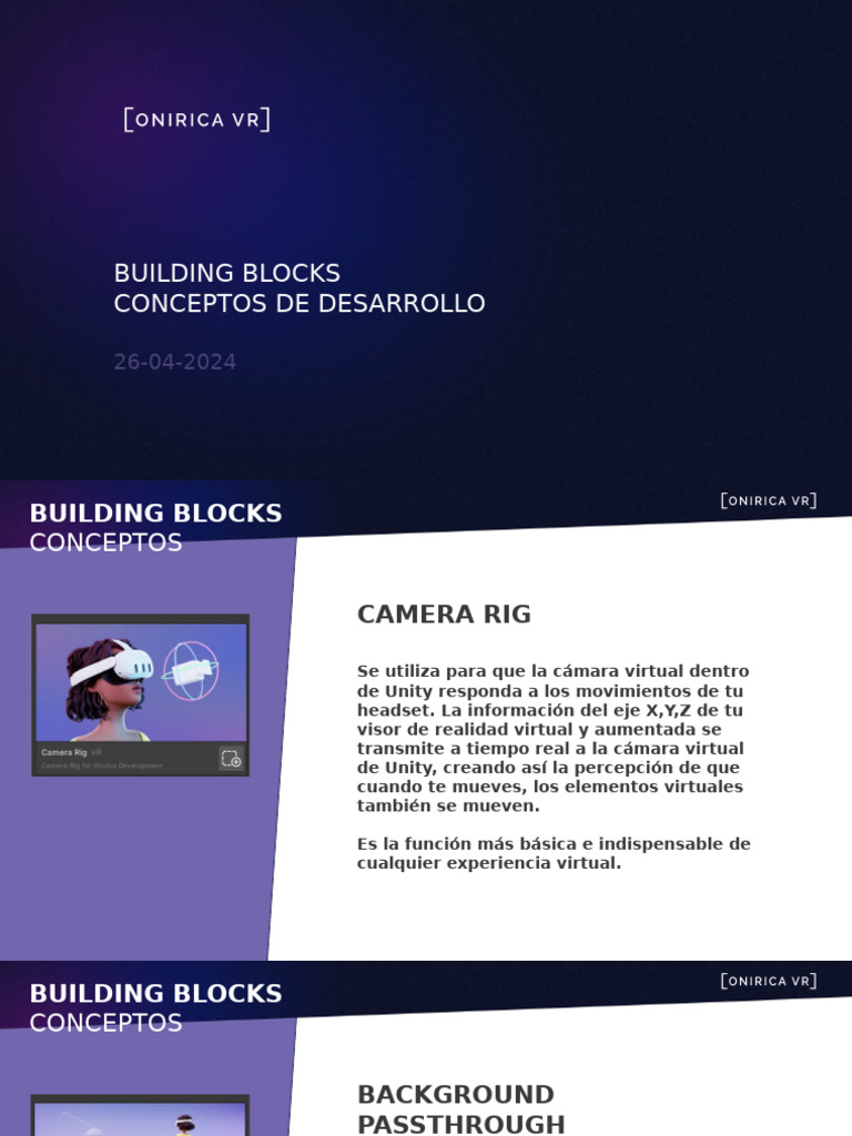 Building Blocks Conceptos | PDF | Realidad virtual | Informática