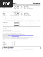 IndiGo Flight Ticket Sample 2025 | PDF