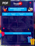 Torq03 Activities & Packages Overview | PDF | Cocktails | Drink
