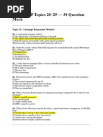 CeMAP 1 Mock Exam Paper | PDF | Mortgages | Insurance