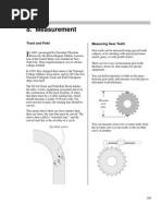 Gear Tooth Measurement Techniques | PDF | Gear | Angle