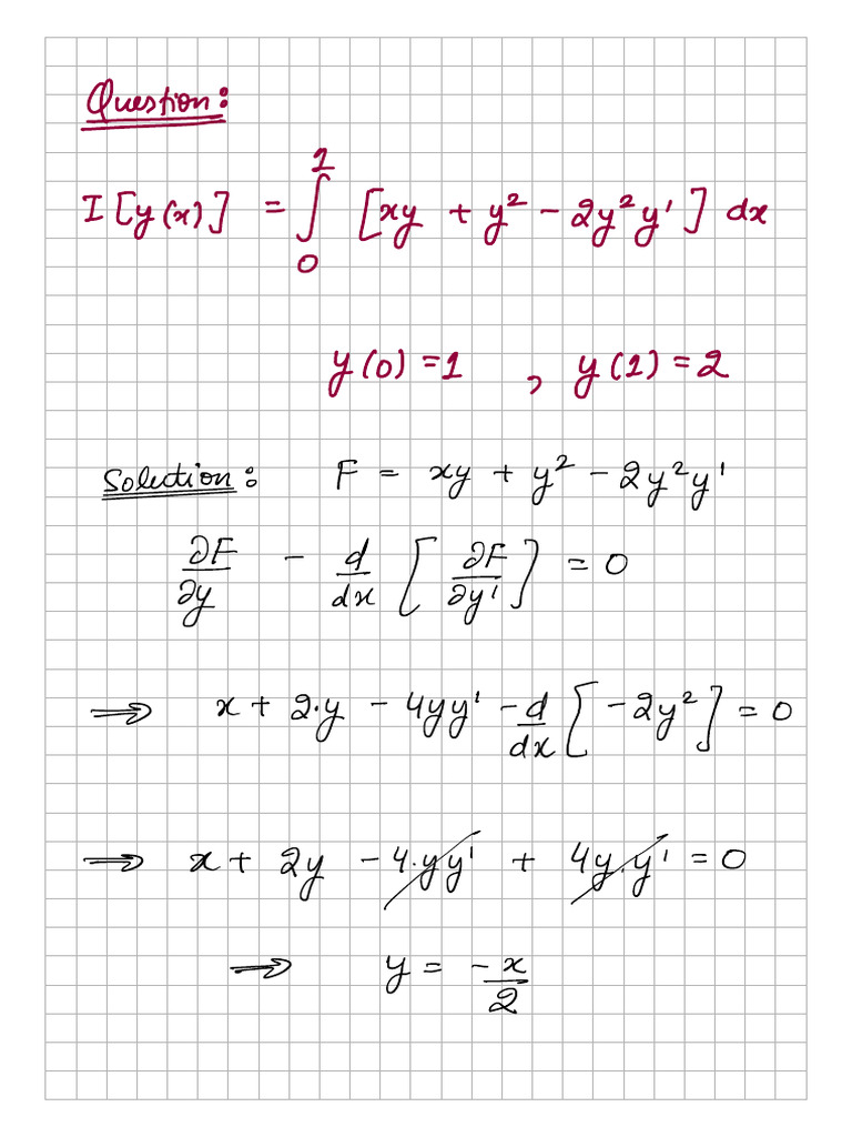 Calculus of Variations QHR | PDF