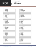 Year 11 Advanced Spelling List | PDF