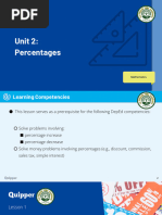 Understanding the Percentage Triangle | PDF | Percentage