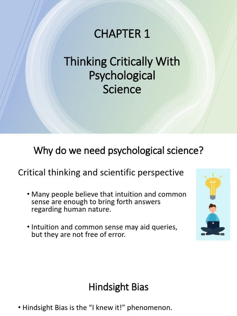 Understanding Psychological Science Basics | PDF | Psychology ...