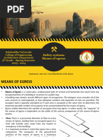 Ibc Code Exits Separation Distance | PDF | Stairs | Door