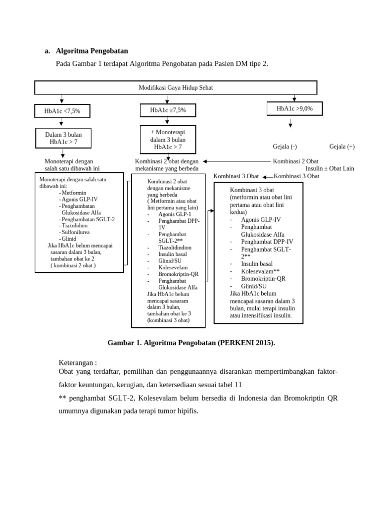 Algoritma Pengobatan DM | PDF