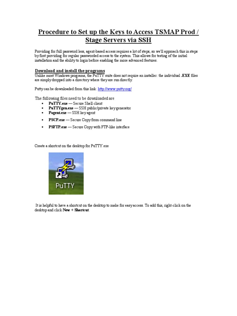 Connecting To Linux Using Putty | PDF | Secure Shell | Command Line Interface