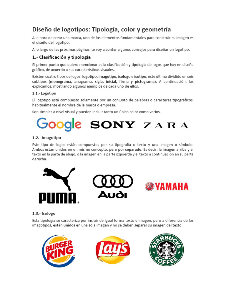 Diseño de Logotipos | PDF | Color | Logos