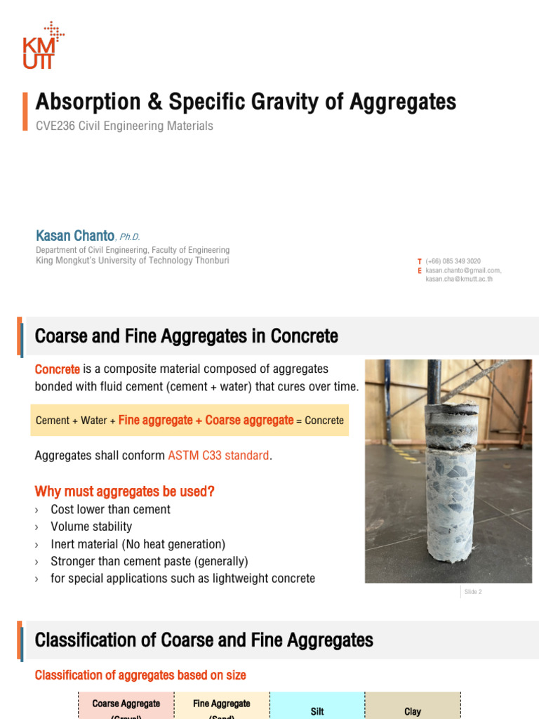 Civil Engineering Materials: Aggregates Guide | PDF | Construction ...