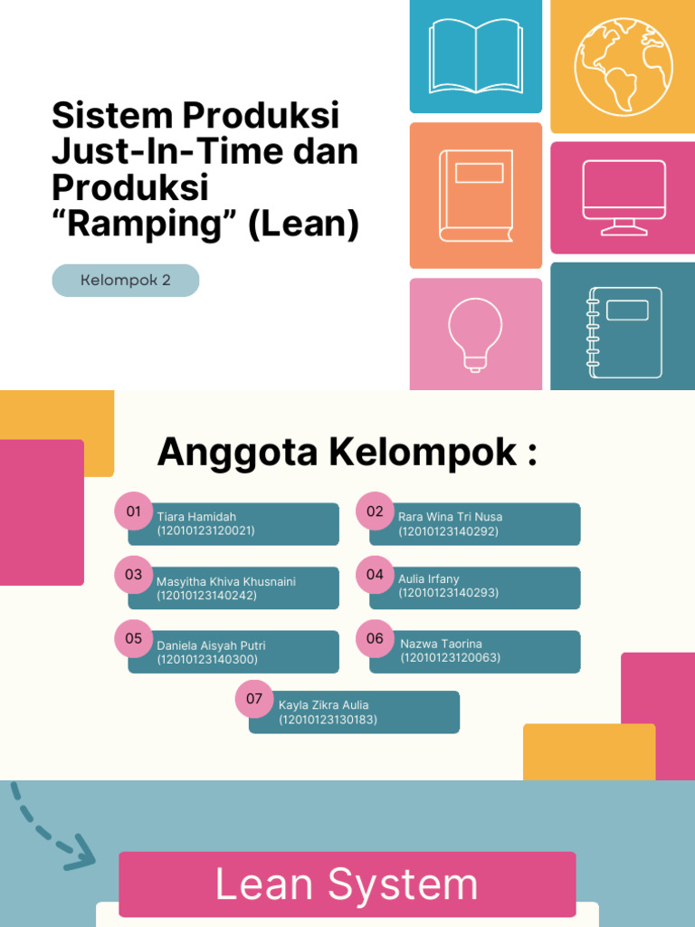 Just-In-Time dalam Sistem Produksi Lean | PDF