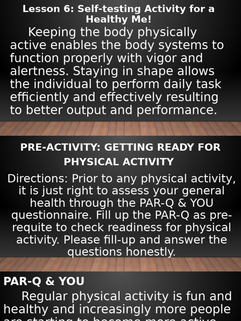 Lesson 6 1st Quarter 1st Sem | PDF | Flexibility (Anatomy) | Skeletal ...