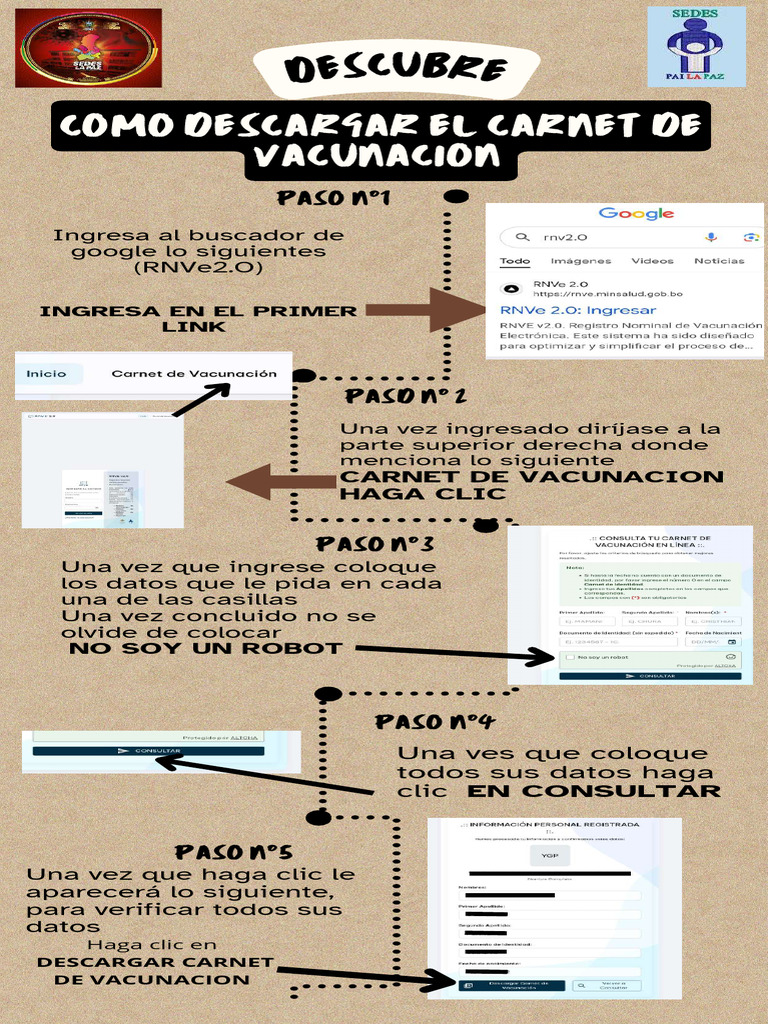 Instrucciones para Descargar Carnet 2025 | PDF