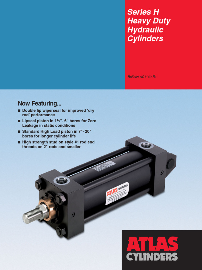 Parker Hannifin - Atlas Cylinders (AC1140-B1.Rev1101) D (E110101) | PDF ...