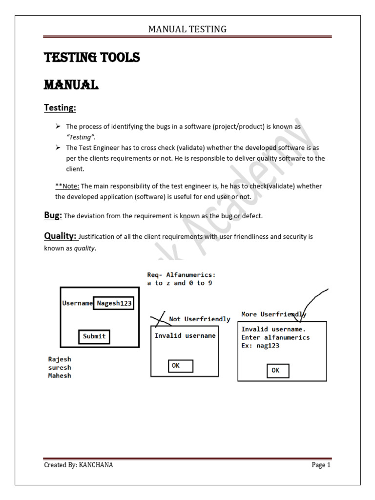 Manual Software Testing Overview | PDF | Scrum (Software Development ...