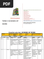 Grade 1 Creative Art Scheme Term 1 | PDF | Drawing | Learning