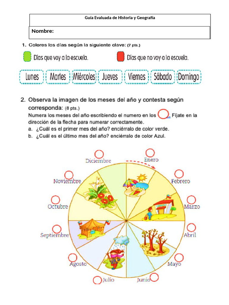 Guía Evaluada de Historia | PDF
