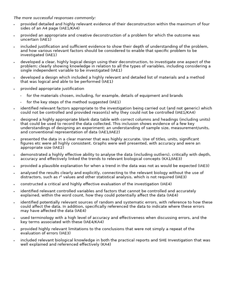 Effective Investigation Design Strategies | PDF | Accuracy And ...