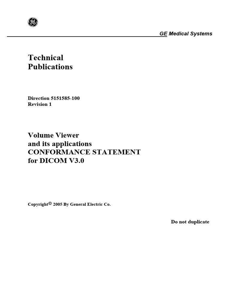 Technical Publications: Volume Viewer and Its Applications Conformance ...