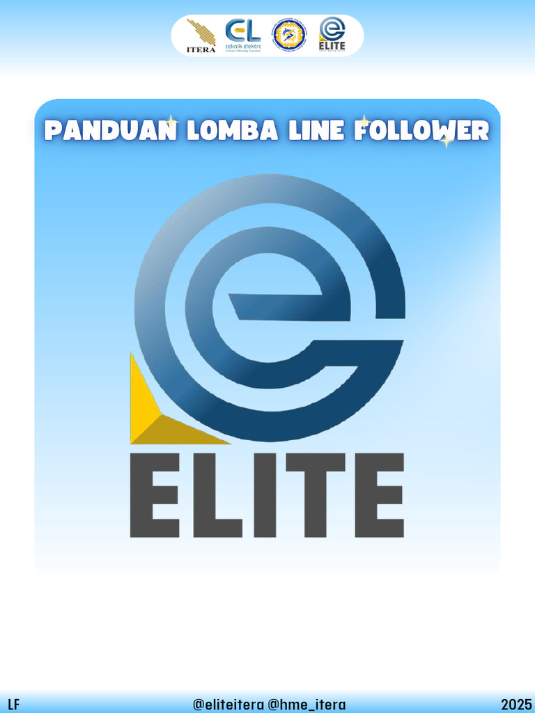 Lomba Line Follower 2025 di ITERA | PDF