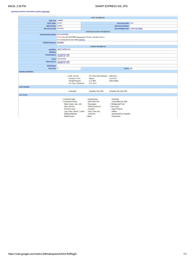 Smart Express INC PDF | PDF