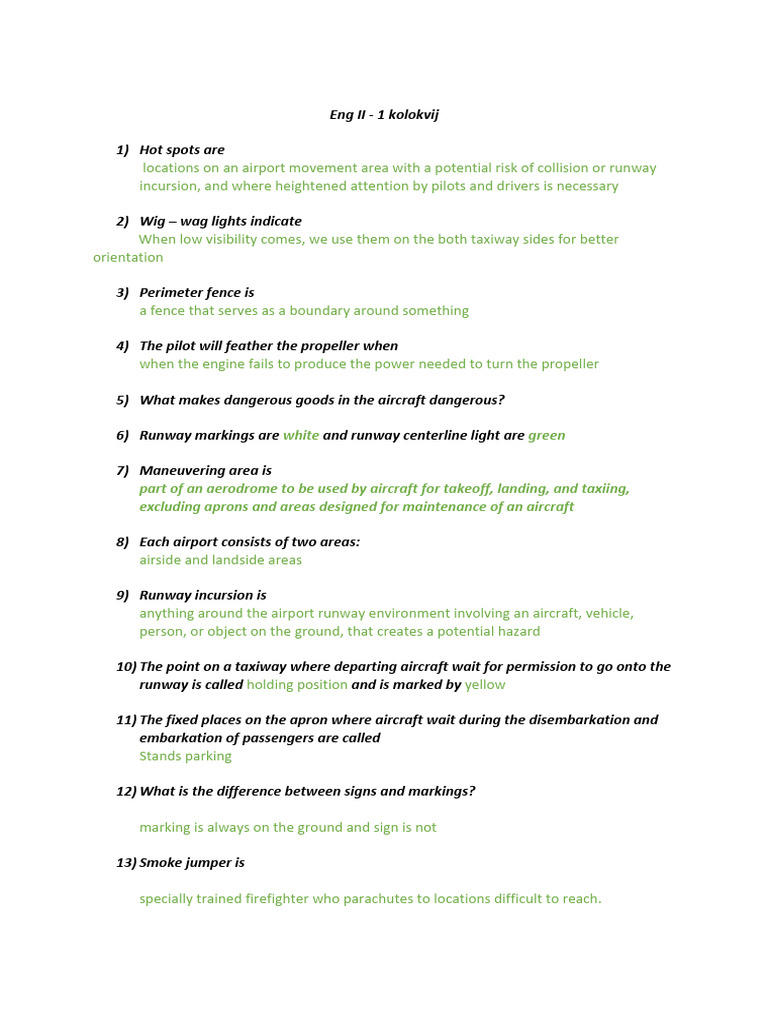 Eng II - Prvi Kolokvij | PDF