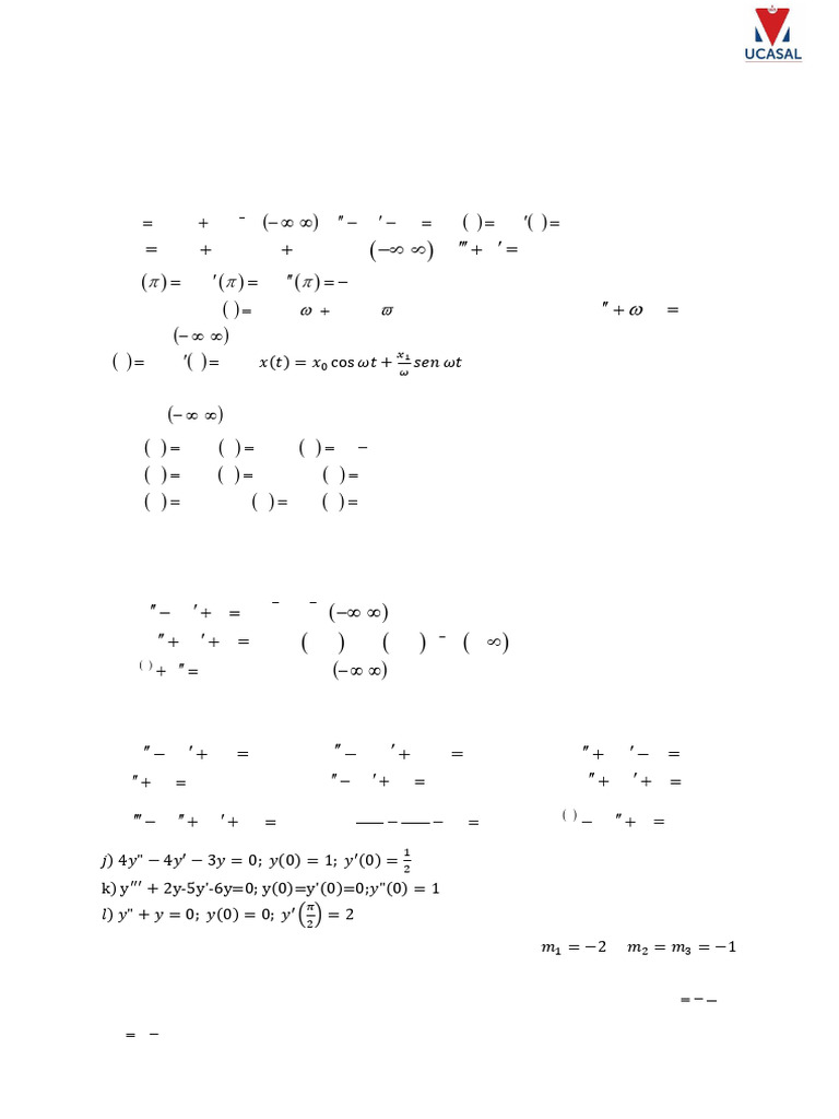TP2 2023 | PDF | Ecuaciones | Ecuaciones diferenciales