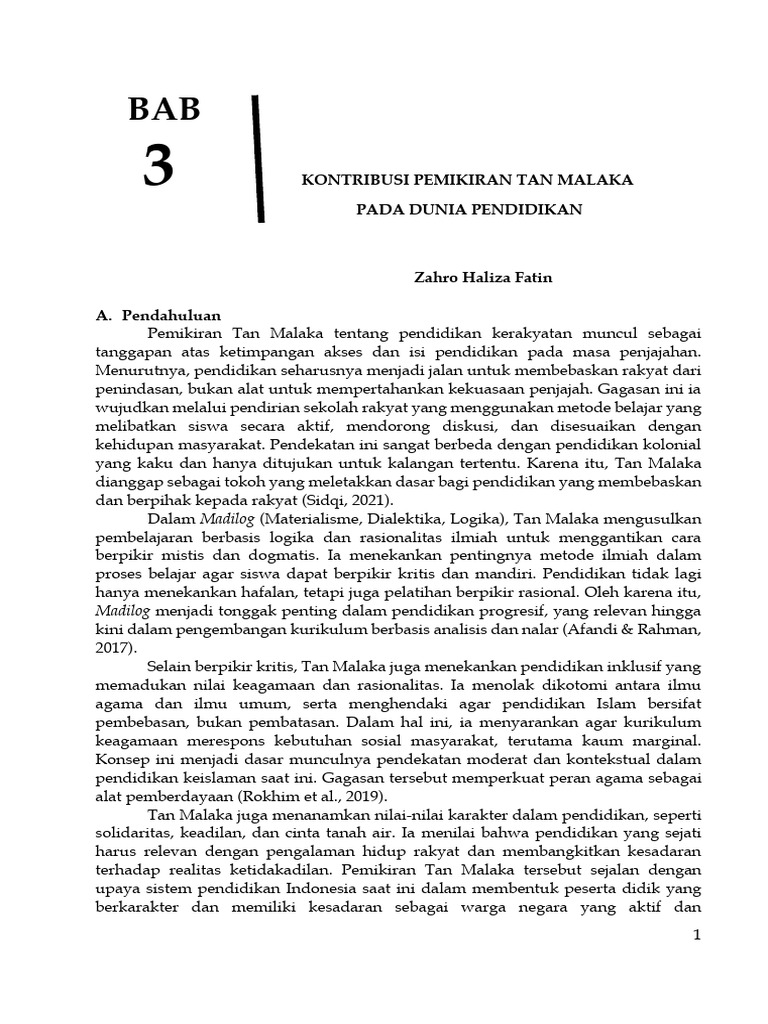 Book Chapter Tan Malaka | PDF