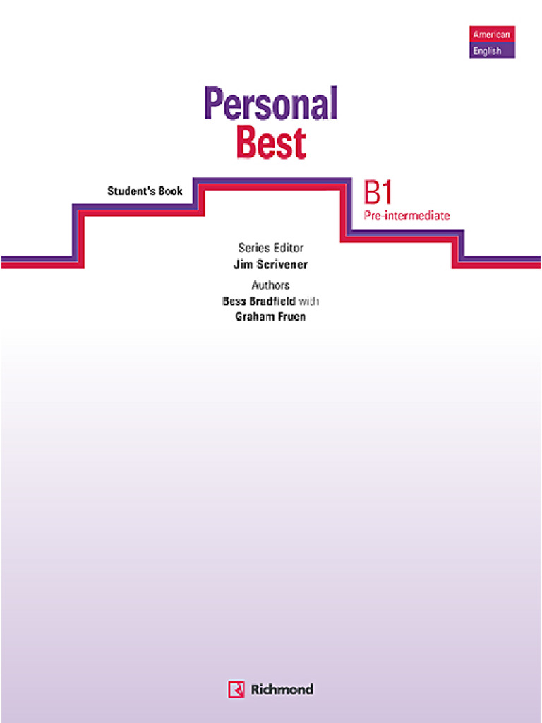 Personal Best b1 Studentbook | PDF