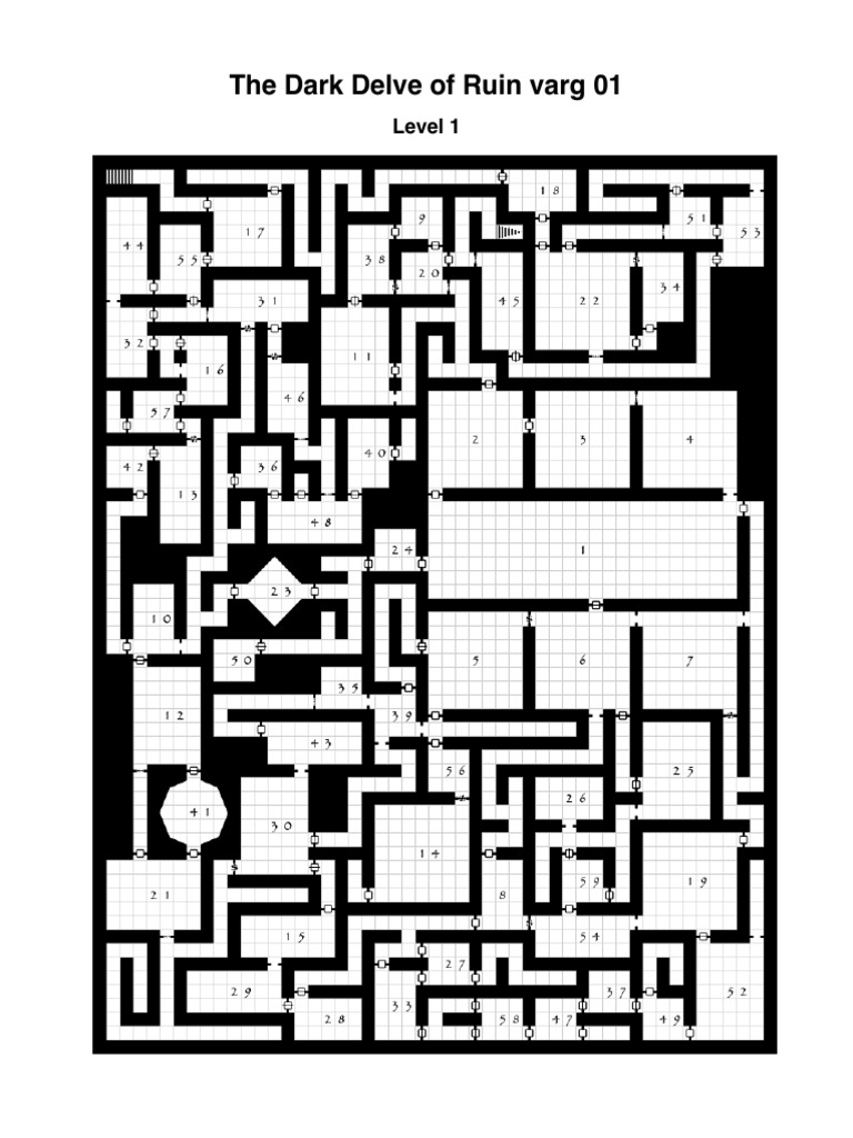 The Dark Delve of Ruin Varg 01 | PDF