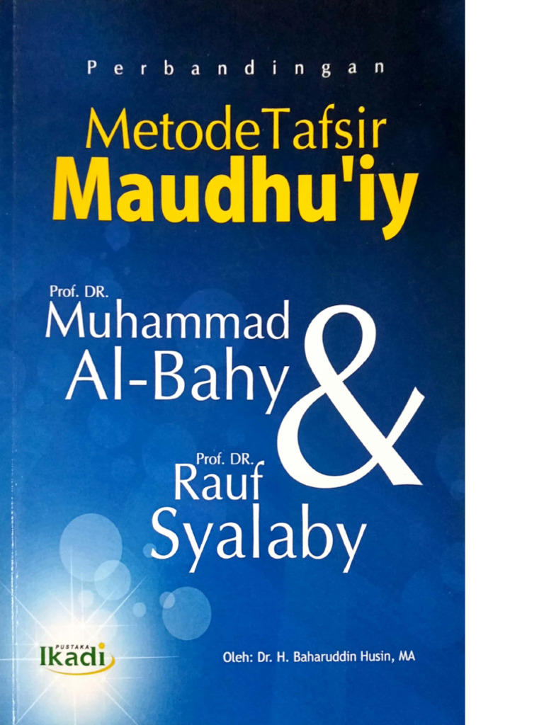 Perbandingan Metode Tafsir Maudhu'iy | PDF