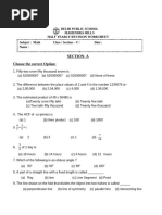 Olympiad Maths Sample Paper Nov2025 | PDF