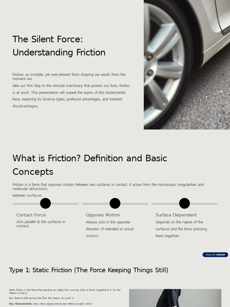 Understanding Friction: Types & Impact | PDF | Friction | Force