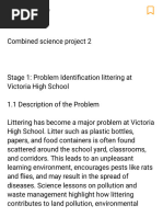 ZIMSEC O Level Project Guidelines 2025 | PDF | Data | Abstract (Summary)