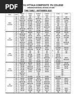 I SEM VTU Examination Time Table 2024-25 | PDF