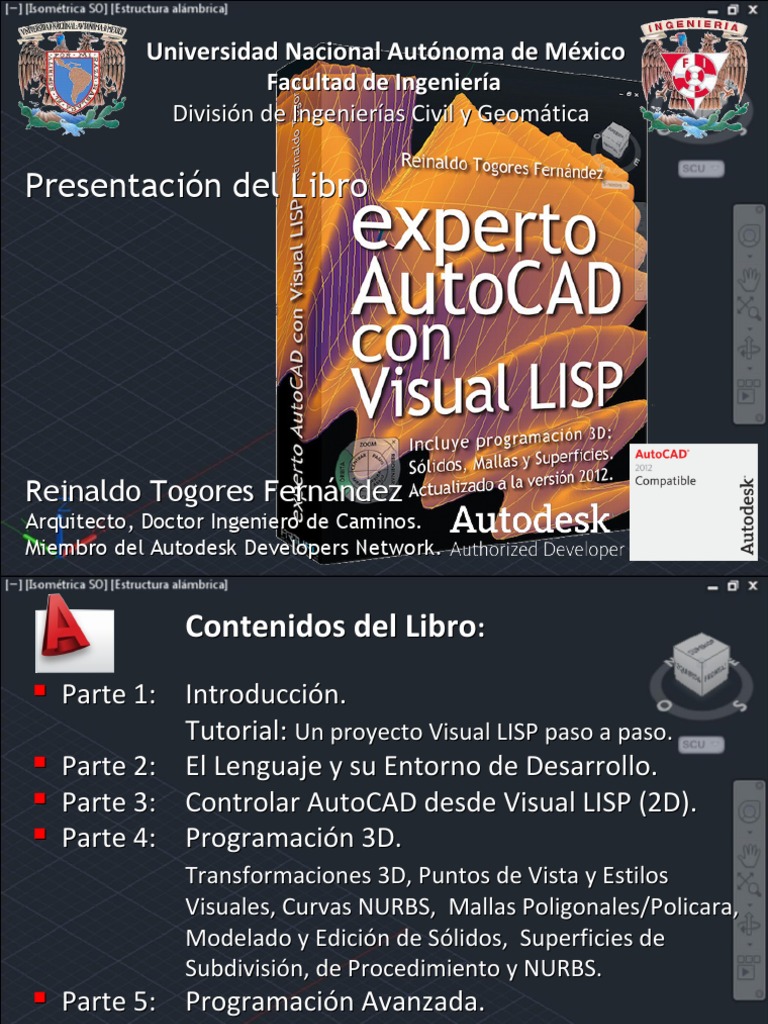 Experto AutoCAD Con Visual LISP-A.pps | PDF | Sistema coordinado ...