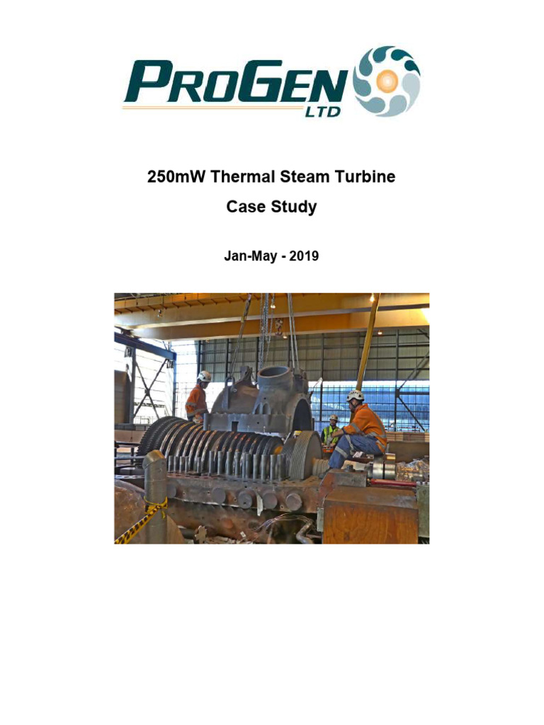 Steam Turbine Overhaul Case Study | PDF | Turbine | Steam