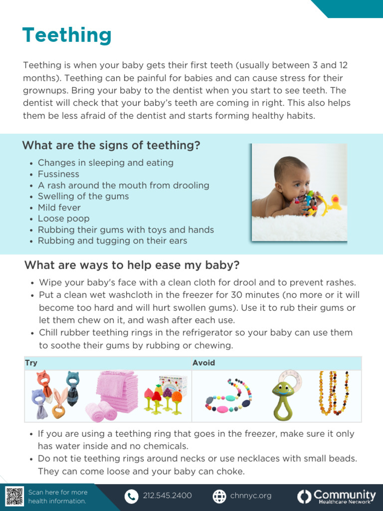 Teething Handout English | PDF