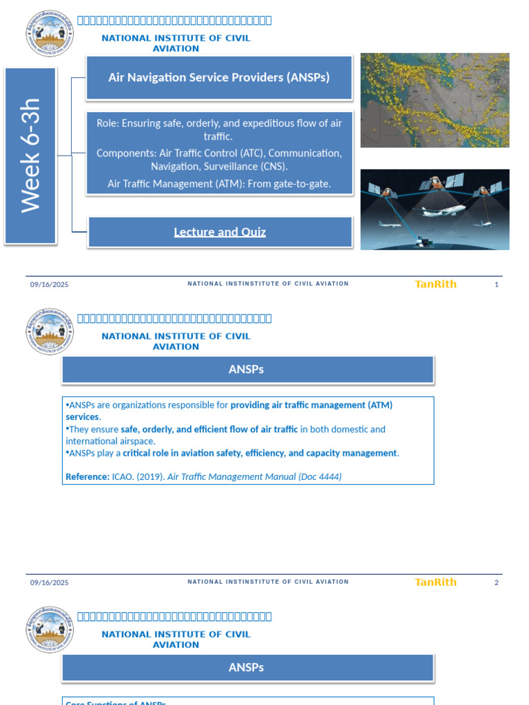 ANSP | PDF | Air Traffic Control | Aeronautics