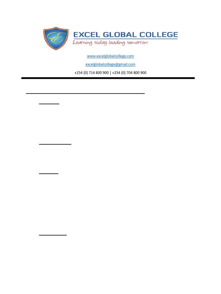 English Foundation Course Outline | PDF