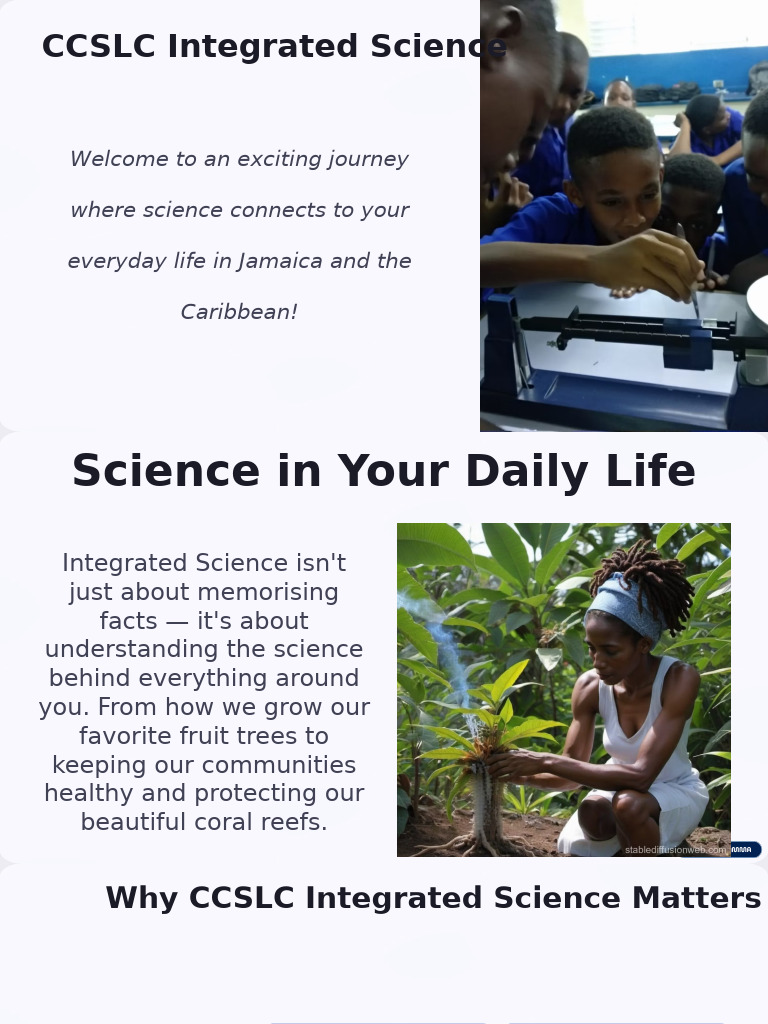 CCSLC Integrated Science Overview | PDF | Data | Science