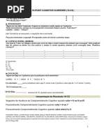 Avaliação do 10-Point Cognitive Screener | PDF