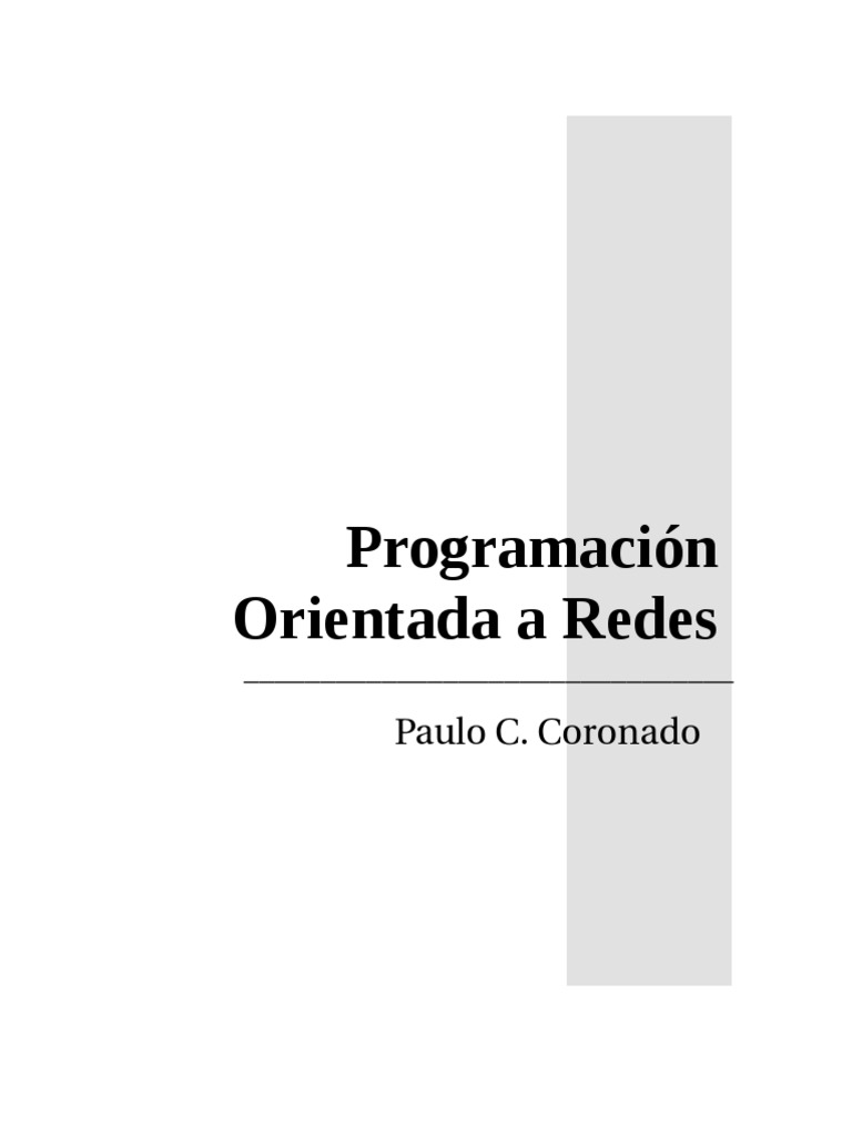 Curso de Programacion Orientada A Redes | PDF | Inalámbrico | Red de ...