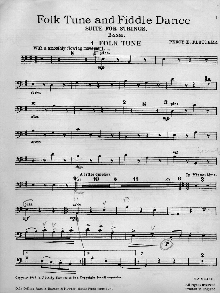 Folk Tune & Fiddle Dance Bass | PDF