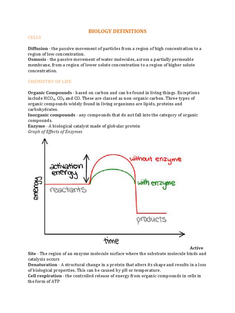 Biology Definitions | PDF | Allele | Zygosity