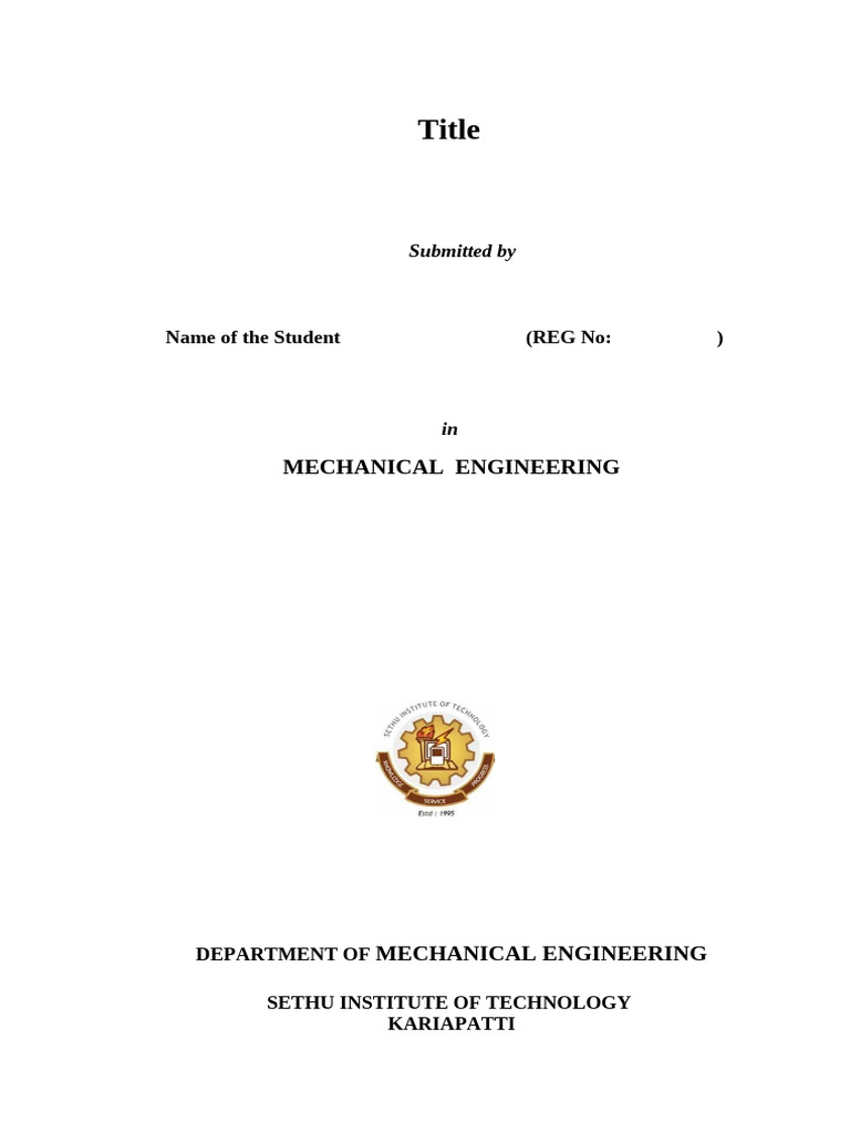 Mechanism Project Report Sample | PDF | Classical Mechanics | Physics